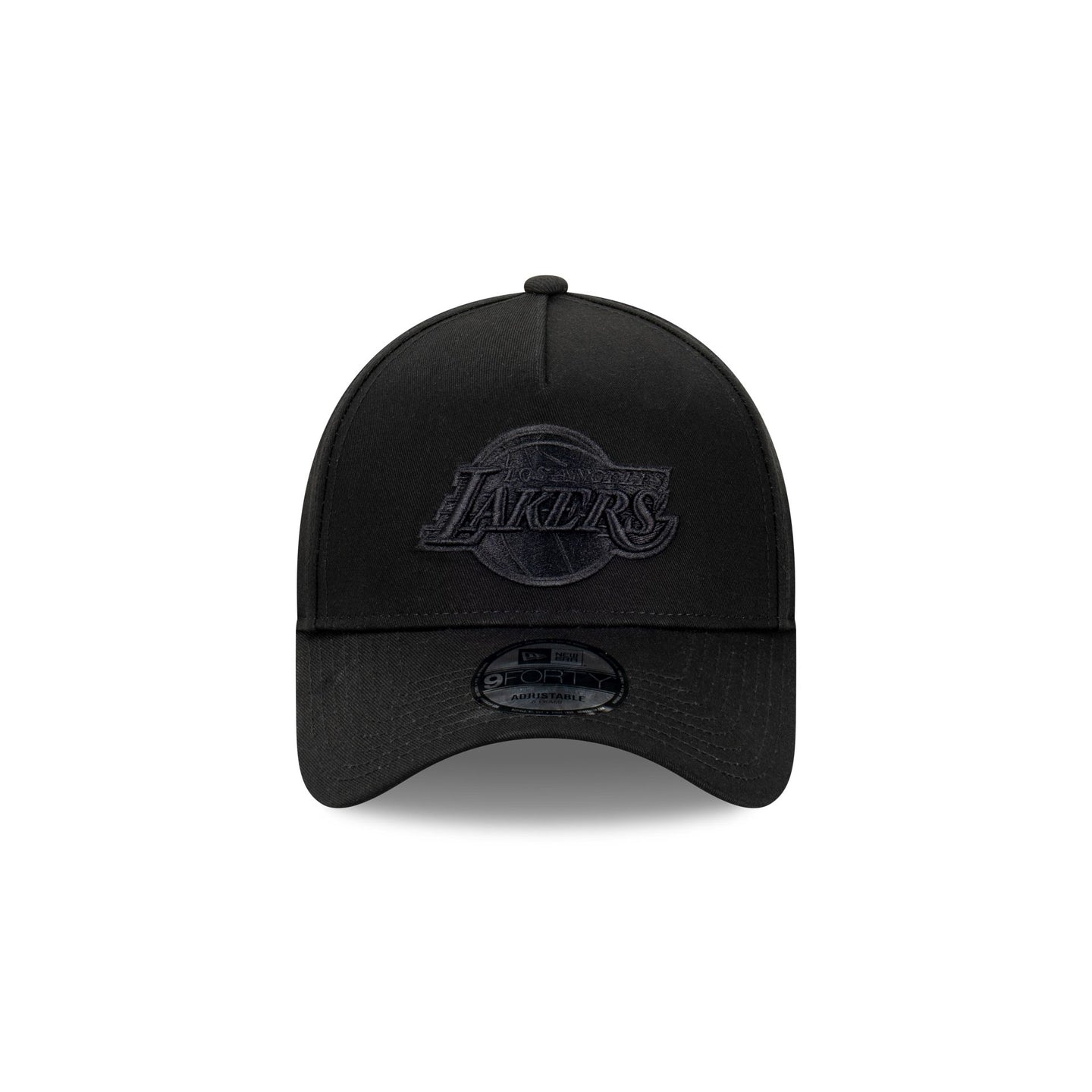 Los Angeles Lakers NBA Essentials Black on Black 9FORTY A-Frame Snapba ...
