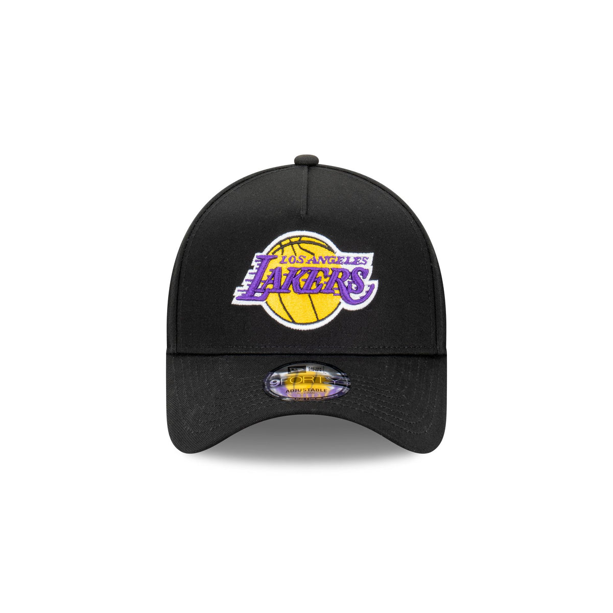 Los Angeles Lakers NBA Essentials Black OTC 9FORTY A-Frame® Snapback ...
