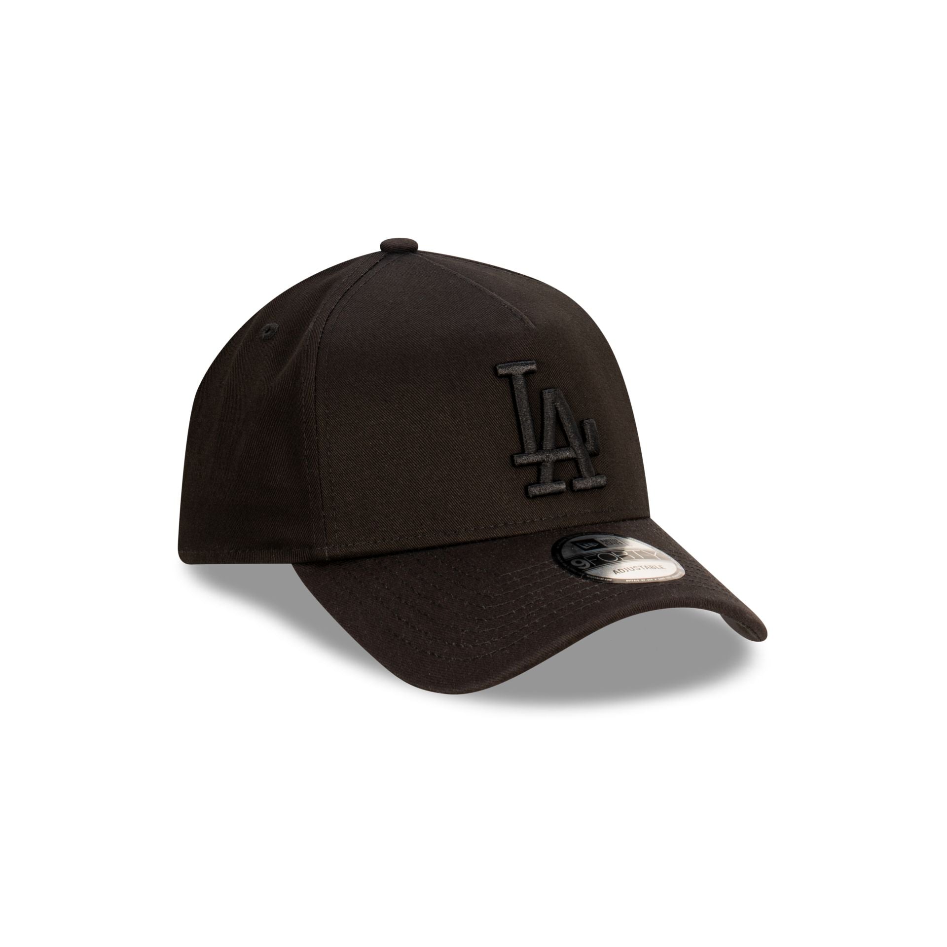 Los Angeles Dodgers MLB Essentials Black on Black 9FORTY A-Frame Snapb ...