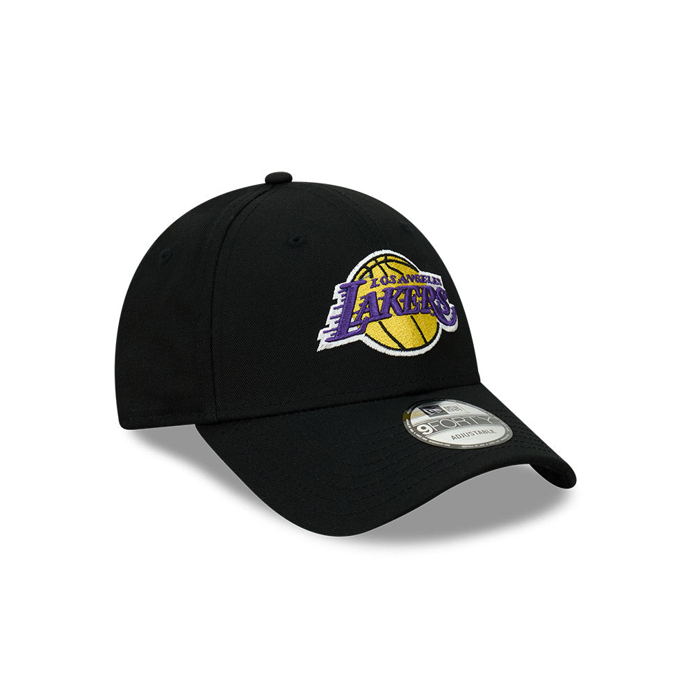 Los Angeles Lakers NBA Essentials Black OTC 9FORTY Cloth Strap – New ...