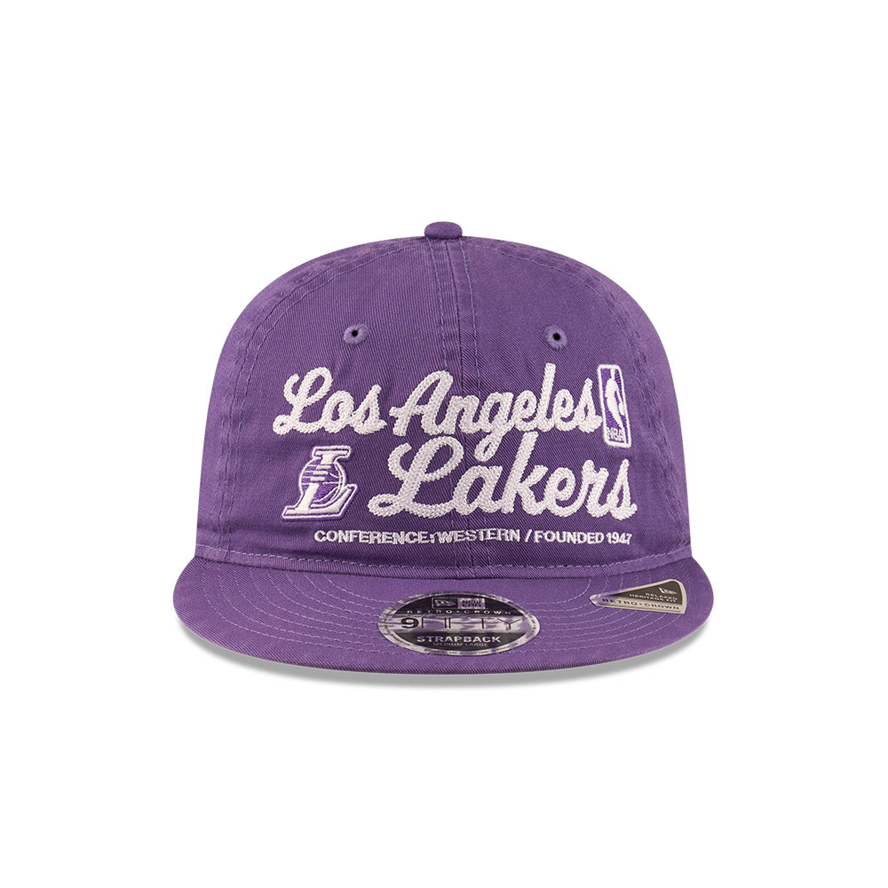 Los Angeles Lakers Script Retro Crown 9FIFTY Snapback Hat – New Era Cap ...