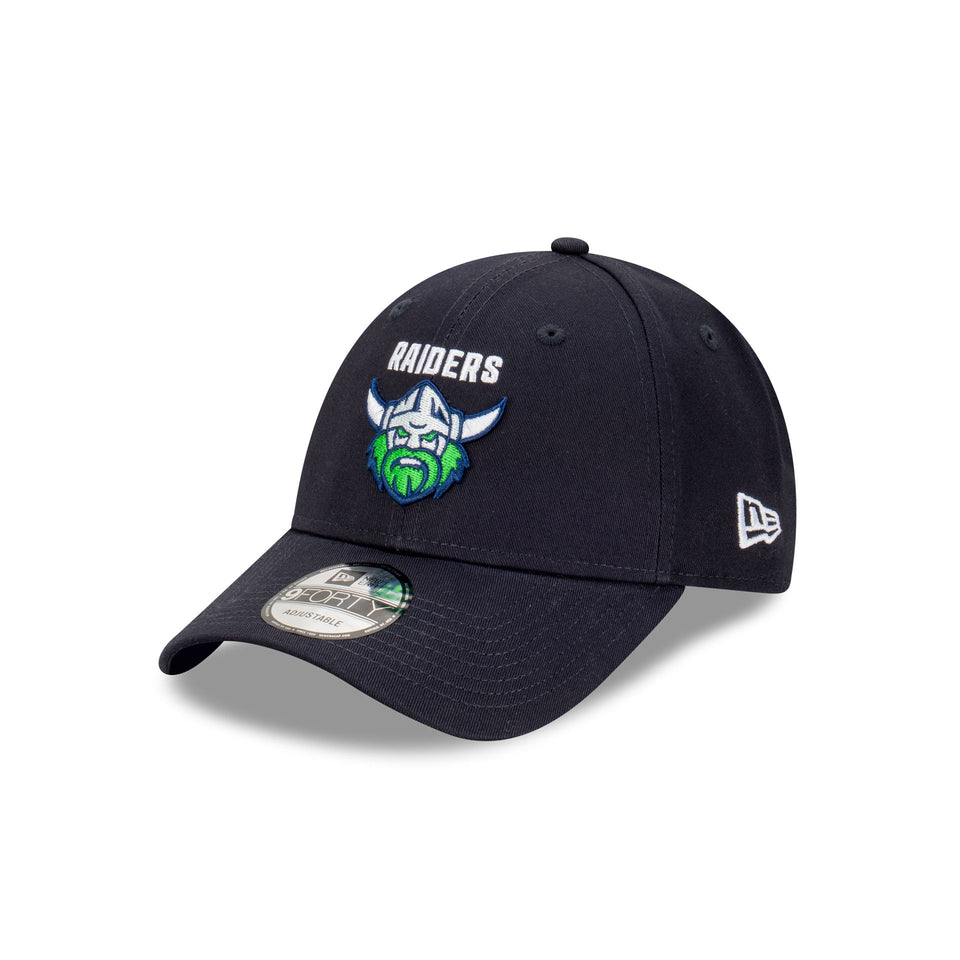 Canberra Raiders Official Team Colours Navy 9FORTY Cloth Strap Hat ...