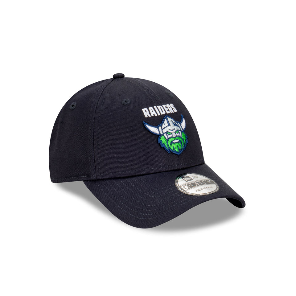 Canberra Raiders Official Team Colours Navy 9FORTY Cloth Strap Hat ...