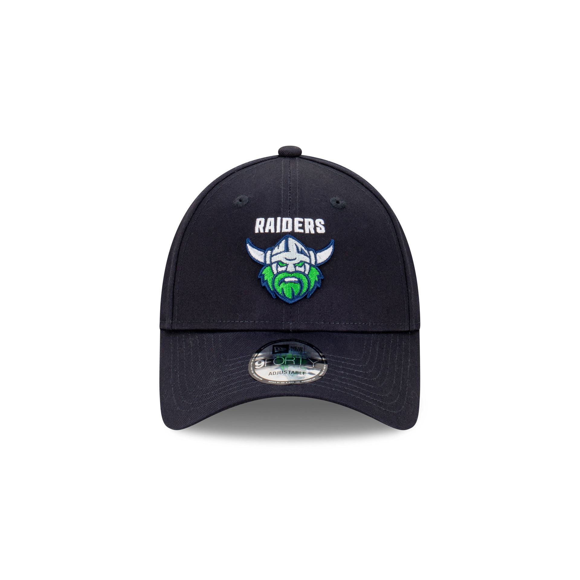 Canberra Raiders Official Team Colours Navy 9FORTY Cloth Strap Hat ...