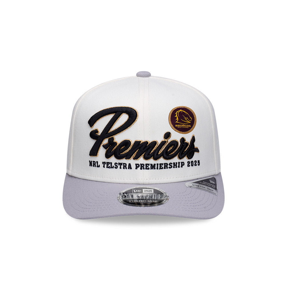 Brisbane Broncos NRL Premiers '25 9SEVENTY Stretch Snap – New Era Cap ...