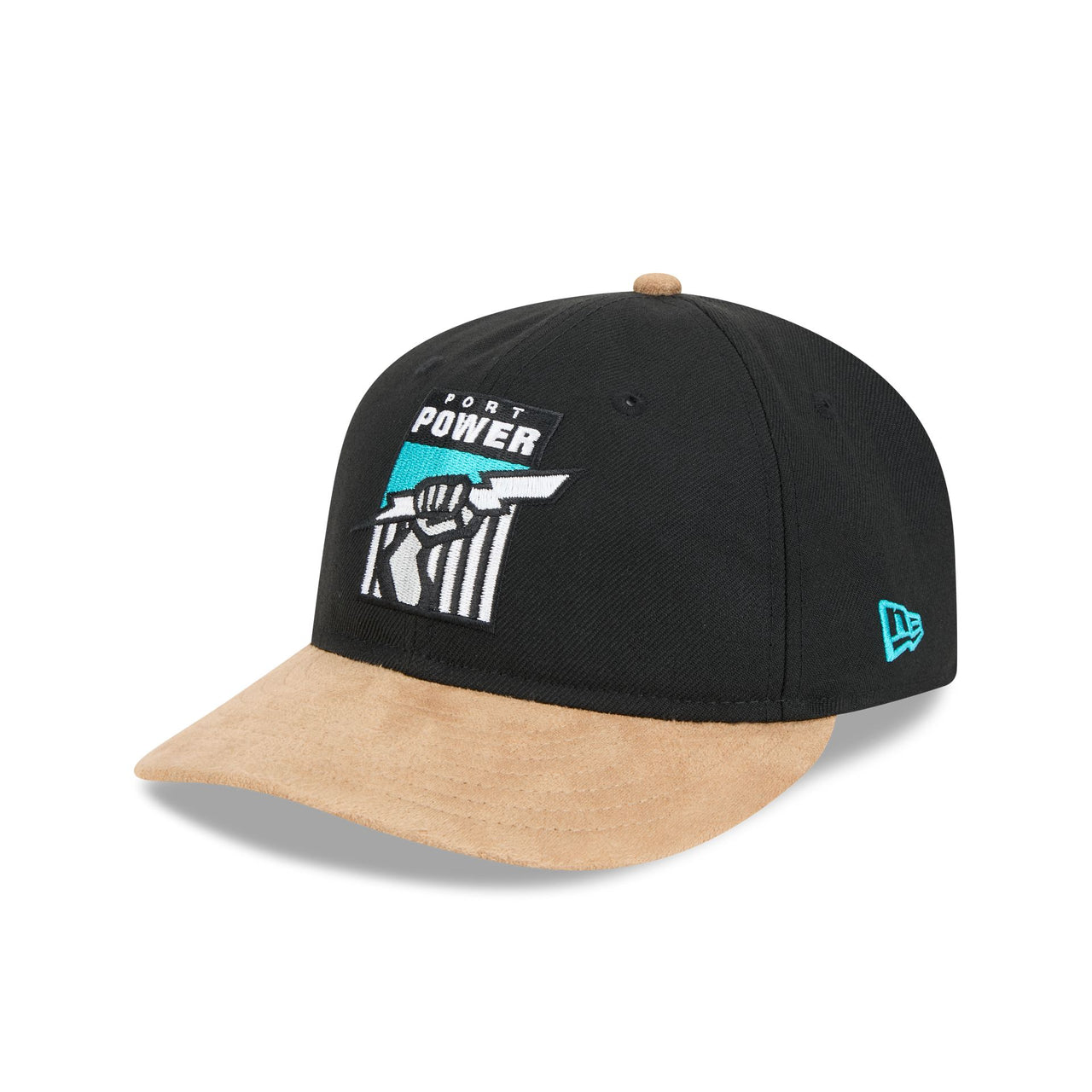 Port Adelaide Power AFL Supporter Contrast Suede 9FIFTY Retro Crown ...