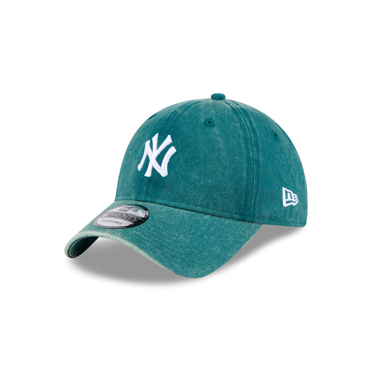 New York Yankees Snow Wash Seasonal Midnight Green 9TWENTY Cloth Strap ...