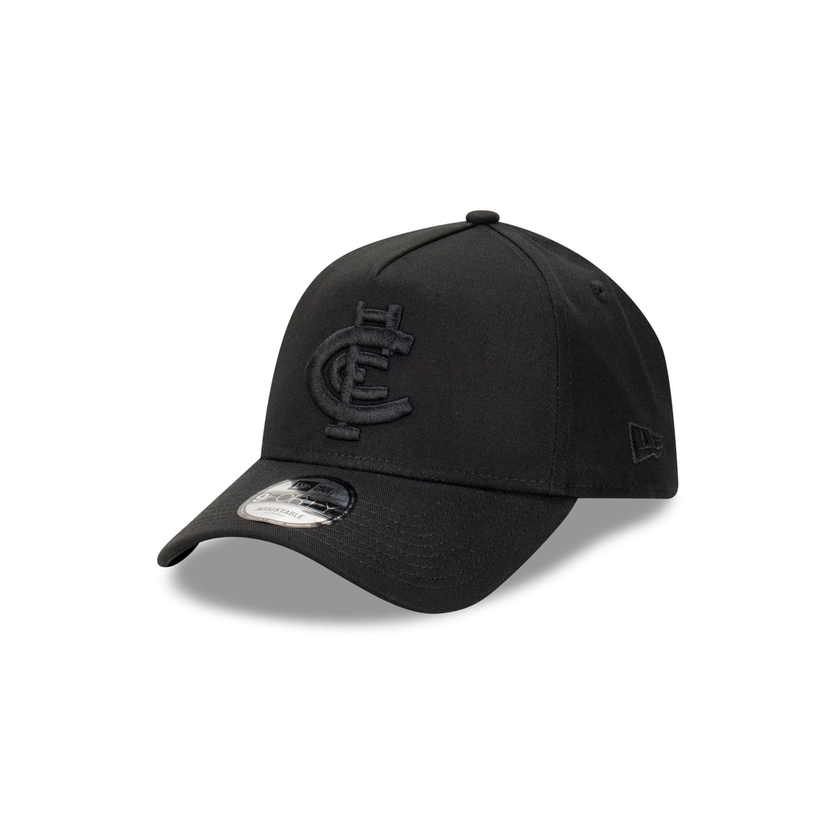Carlton Blues Black on Black 9FORTY A-Frame Snapback – New Era Cap ...