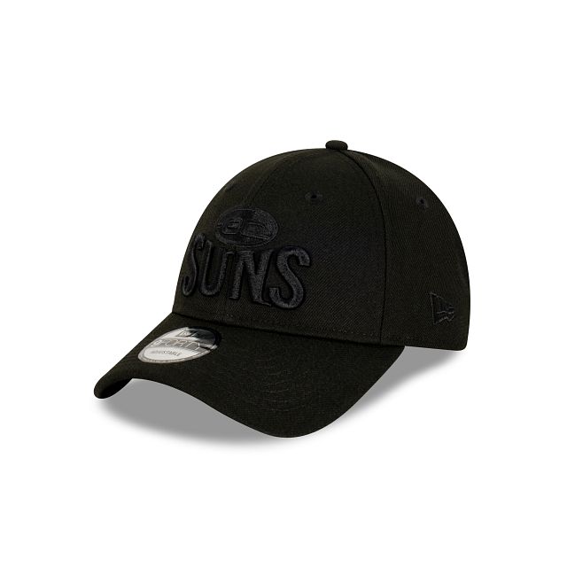 Gold Coast Suns Black on Black 9FORTY Snapback Hat – New Era Cap Australia