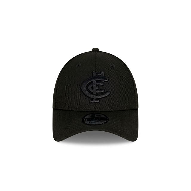 Carlton Blues Black on Black 9FORTY Snapback Hat – New Era Cap Australia