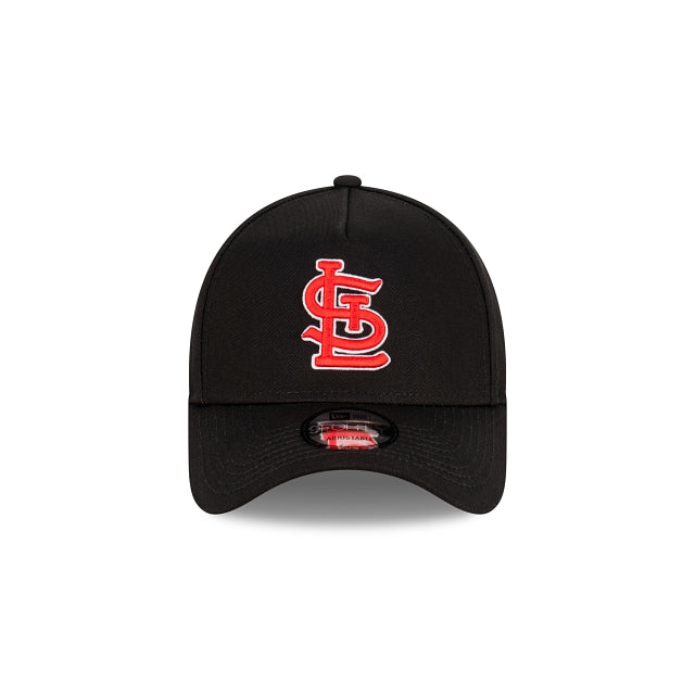 St. Louis Cardinals Black With Official Team Colours Logo 9FORTY A ...