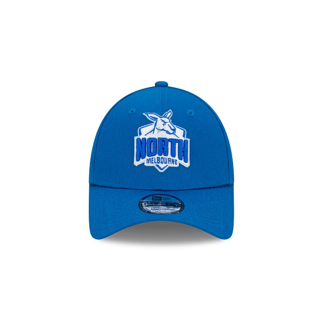 North Melbourne Kangaroos Official Team Colours 9FORTY Cloth Strap Hats ...