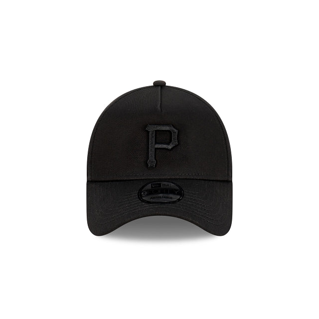 Pittsburgh Pirates Black On Black 9FORTY A-frame Snapback Hats – New ...