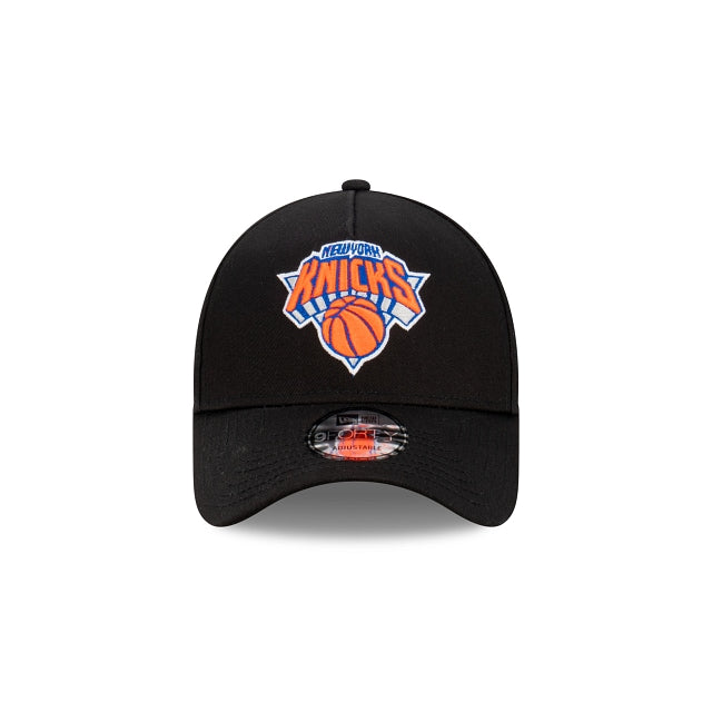 New York Knicks NBA Essentials Black 9FORTY A-Frame Snapback Hats – New ...