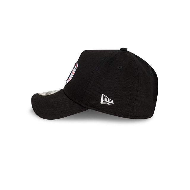 Cleveland Guardians Black With Official Team Colours Logo 9FORTY A ...