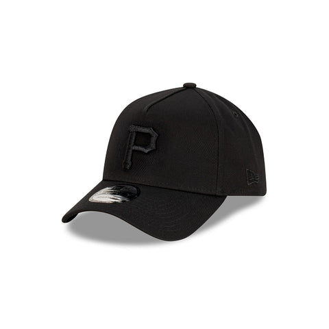 Pittsburgh Pirates Black On Black 9FORTY A-Frame Snapback Hat – New Era ...