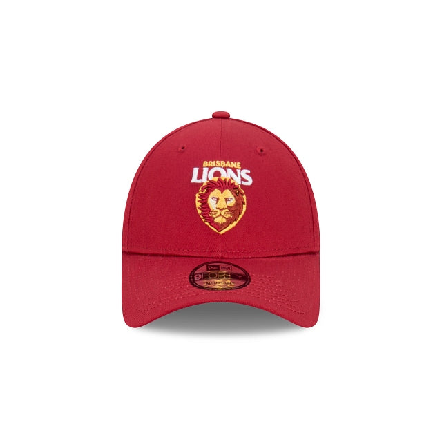 Brisbane Lions Official Team Colours 9FORTY Cloth Strap Hats – New Era ...