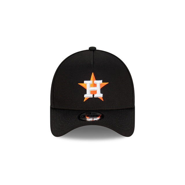 Houston Astros Black With Official Team Colours Logo 9FORTY A-frame ...