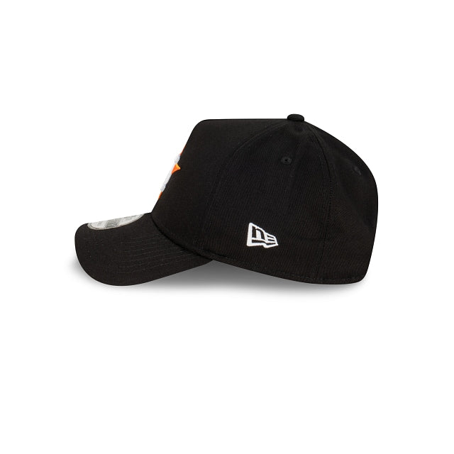Houston Astros Black With Official Team Colours Logo 9FORTY A-frame ...