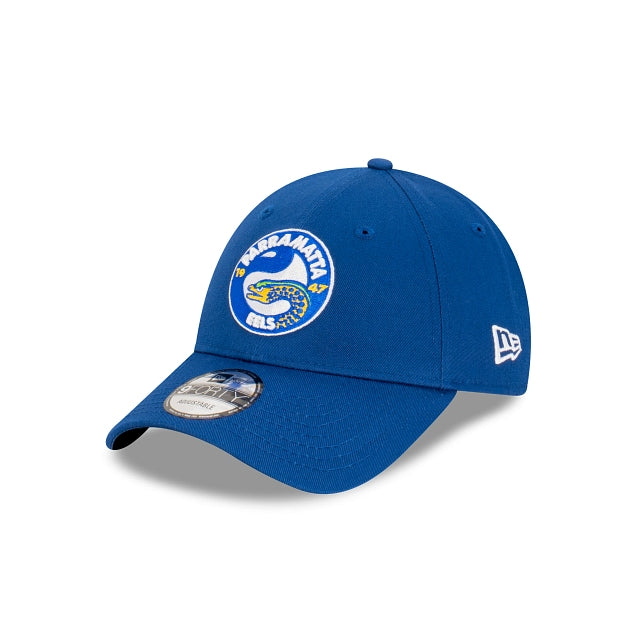 Parramatta Eels Official Team Colours 9FORTY Cloth Strap Hats – New Era ...