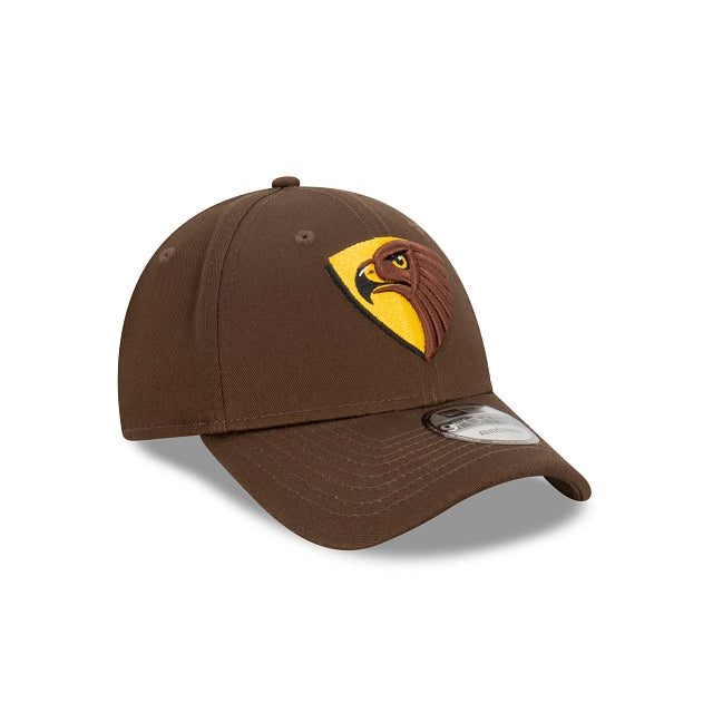 Hawthorn Hawks Official Team Colours 9FORTY Cloth Strap Hats – New Era ...