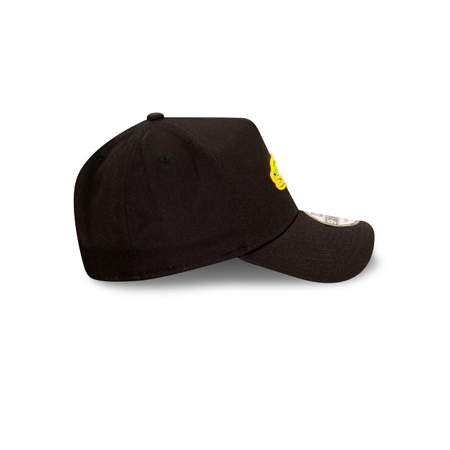 Parramatta Eels Black 9FORTY A-frame Hats – New Era Cap Australia