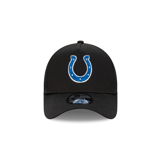 Indianapolis Colts Black With Official Team Colours Logo 9FORTY A-frame ...