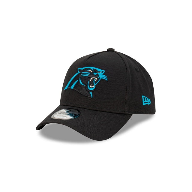 Carolina Panthers Black With Official Team Colours Logo 9FORTY A-frame ...