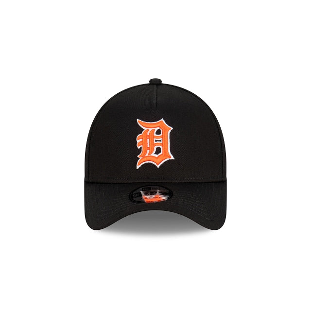 Detroit Tigers Black With Official Team Colours Logo 9FORTY A-frame ...